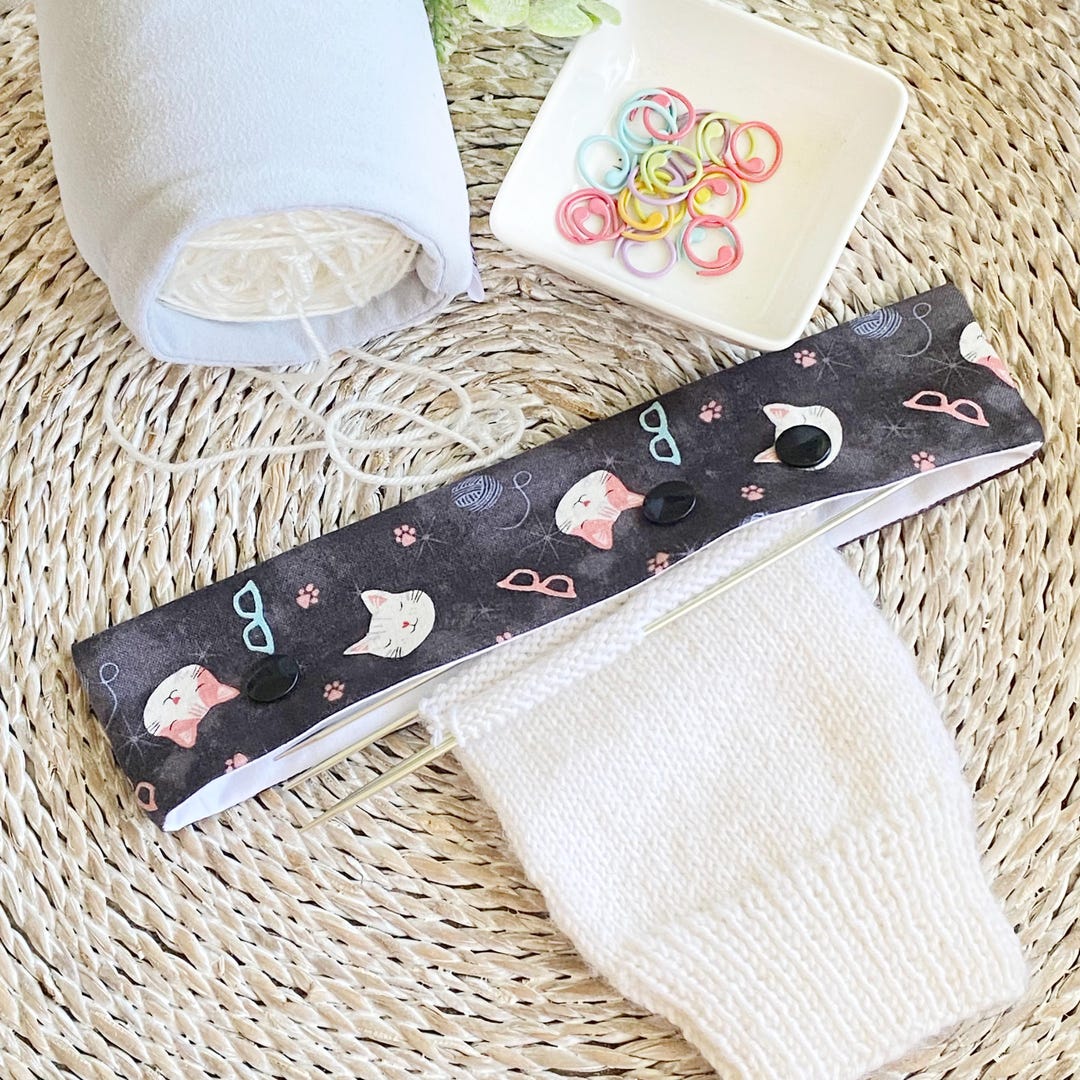 DPN Cozy- Cat Lover DPN Holder- DPN Case- Dpn Keeper- Sock Knitting ...