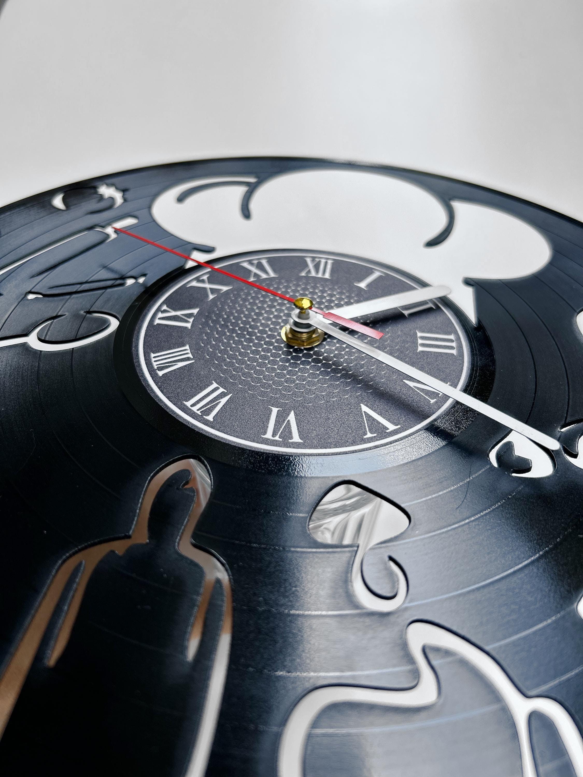 Chef Inda Kitchen - Vinyl Record Wall Clock With Cooking Utensils ...