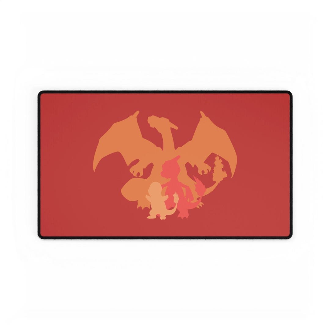 Pokemon Charmander Glutexo Charizard Evolution Mousepad / Desk Pad - Etsy