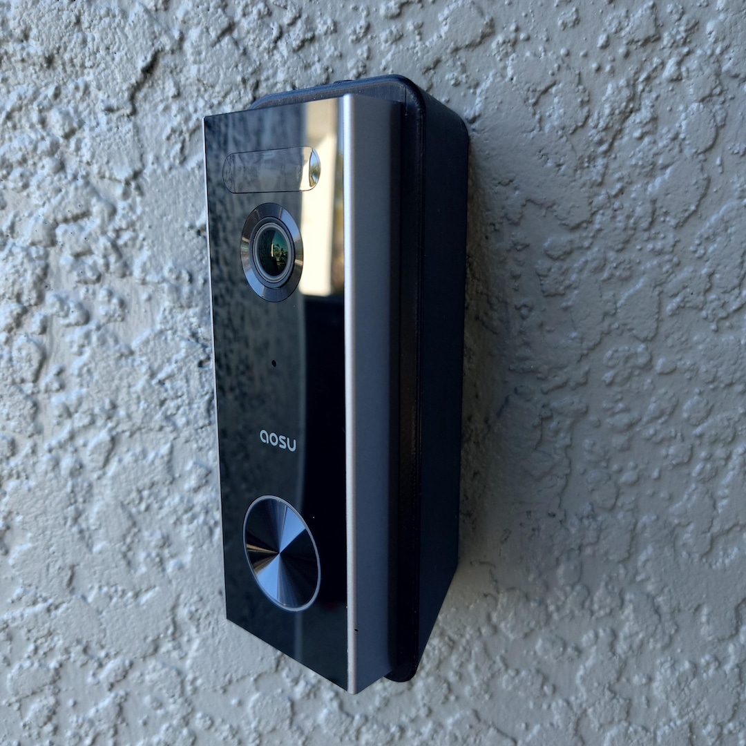 Aosu 2K Doorbell Camera Wedge Mount: 3D Printed PETG Plastic - Etsy