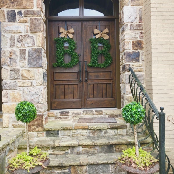 Letter Wreaths - Etsy