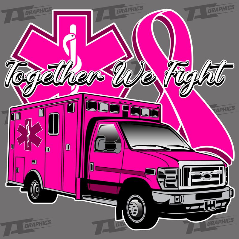 Breast Cancer Awareness EMS Paramedic. Great for Sublimation Products ...