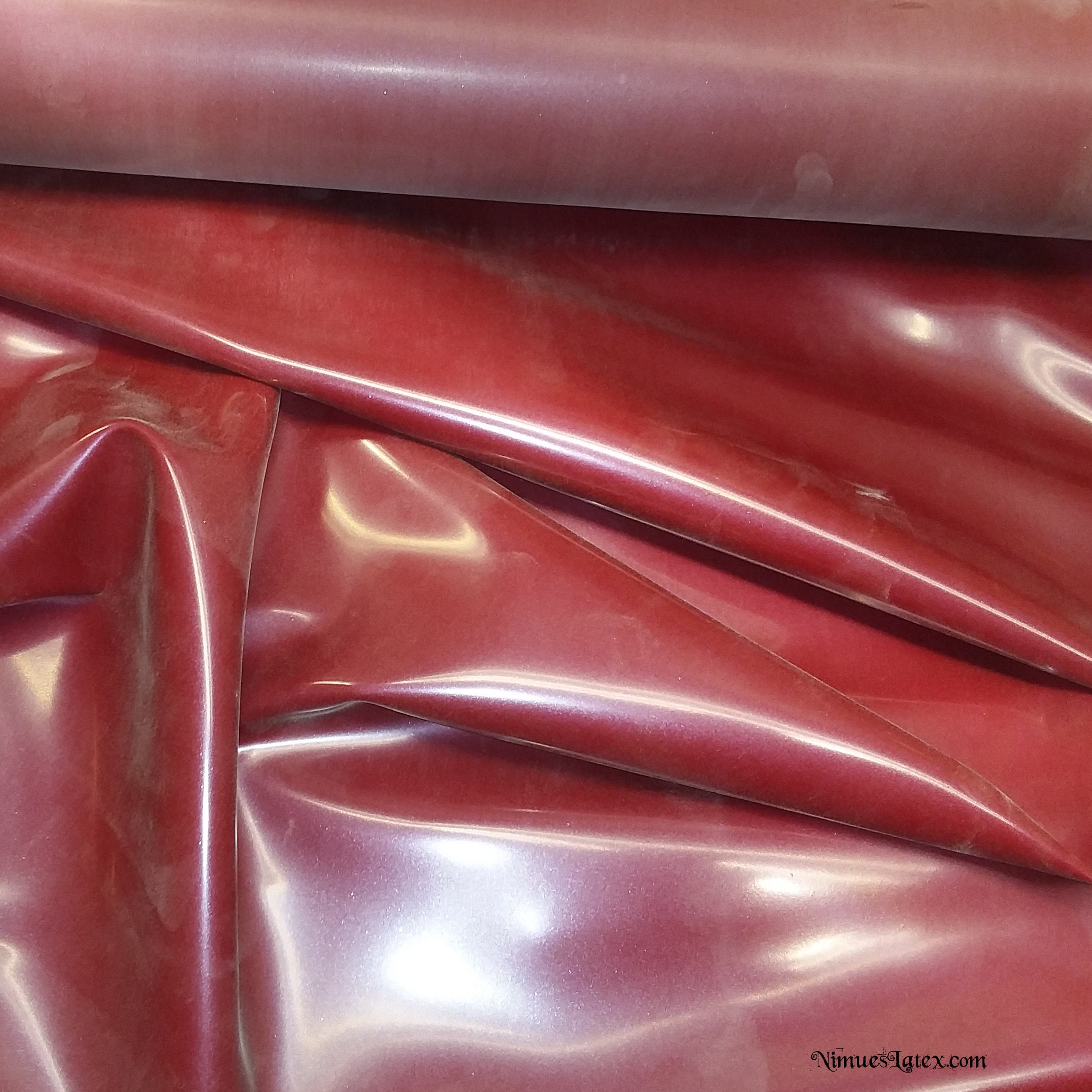Fashion Grade METALLIC RED Sheet Latex, .40mm gauge, Sold by the Yard ...