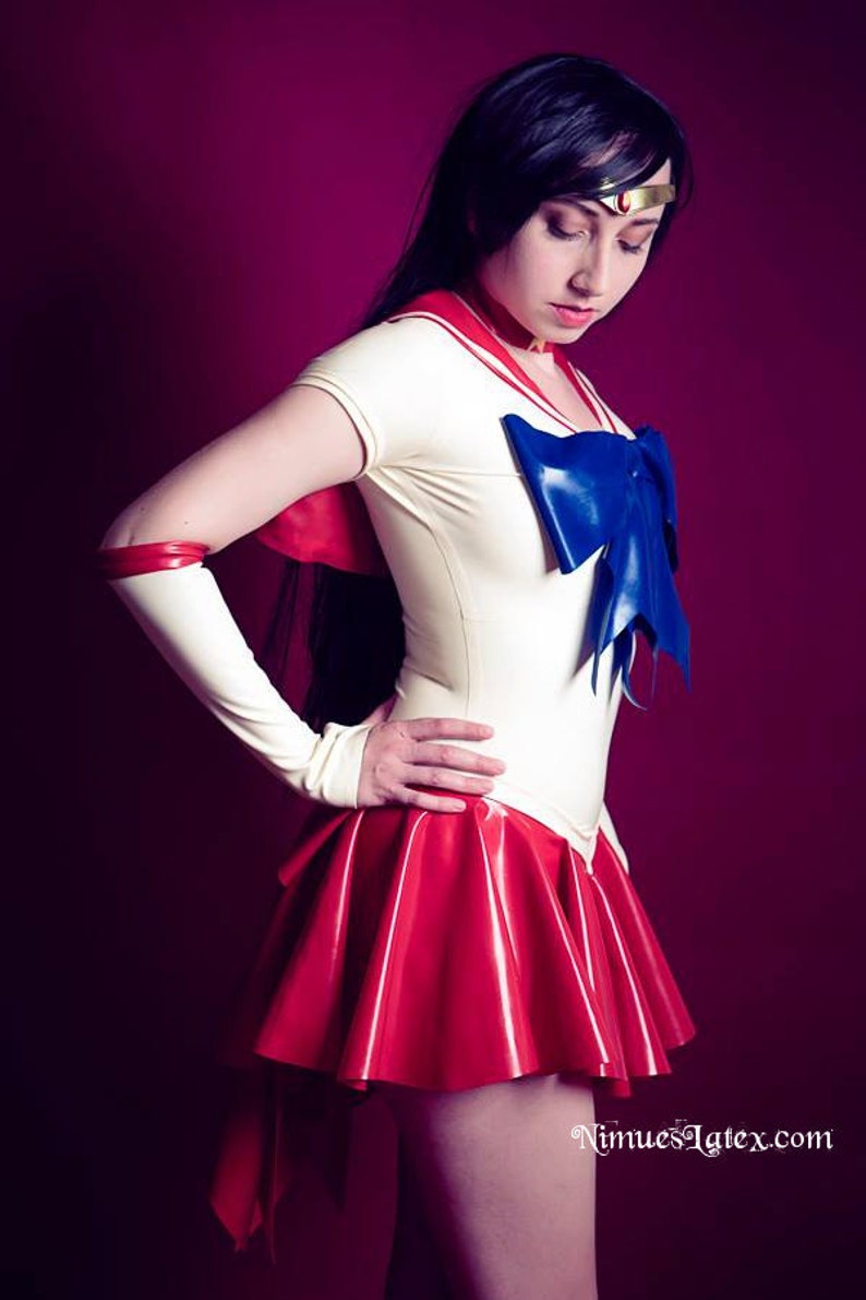 Sailor Mars LATEX Cosplay Costume: Pieces Available Individually, or ...