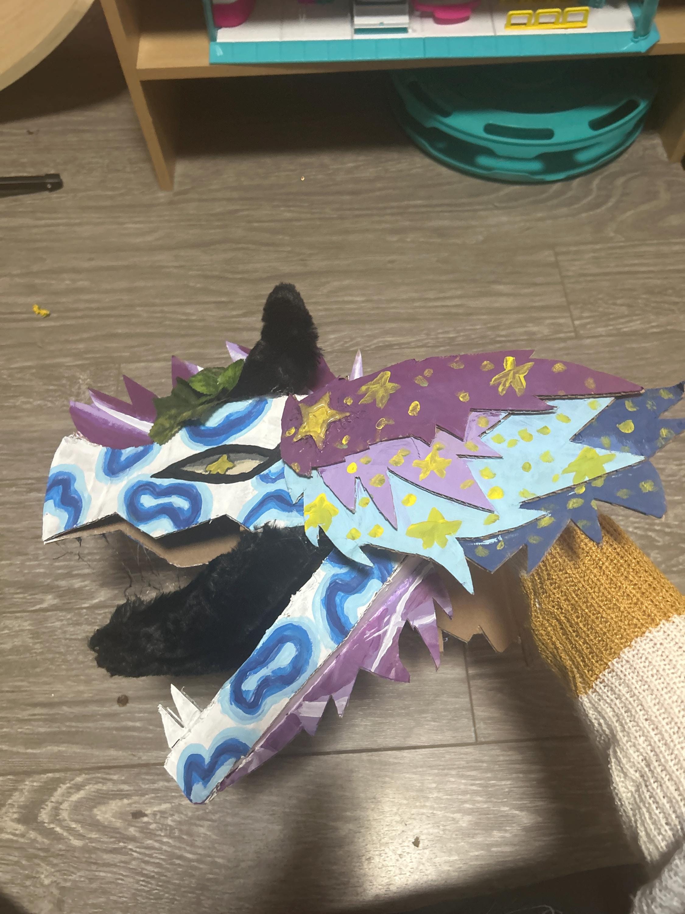 Dragon Dragonpuppets Puppets Puppet Cardboard Paper Dragons Cool - Etsy