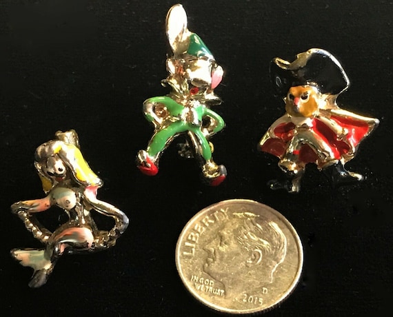 Vtg. Disney Rare '53 Coro Peter Pan, Capt.Hook, Merma… - Gem