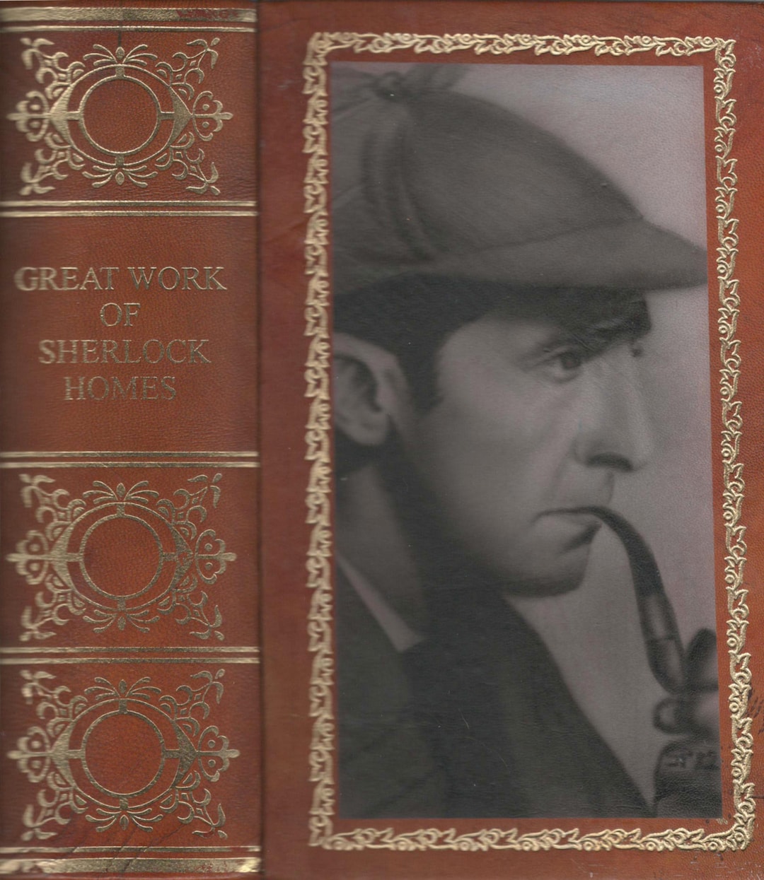 Hand-painted Portrait of Sherlock Holmes on the Complete Works of ...