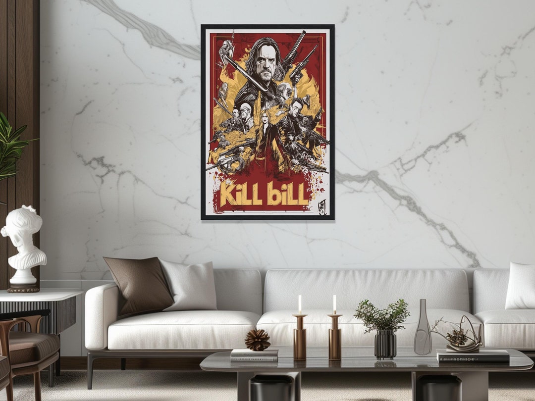 Kill Bill Movie Minimalist Posters Wall Art-poster or CANVAS Wall Art ...