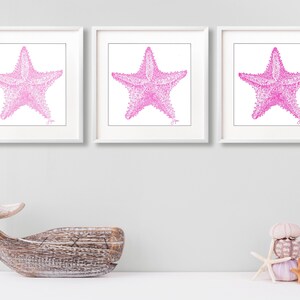 Starfish Pointillism Art - Etsy