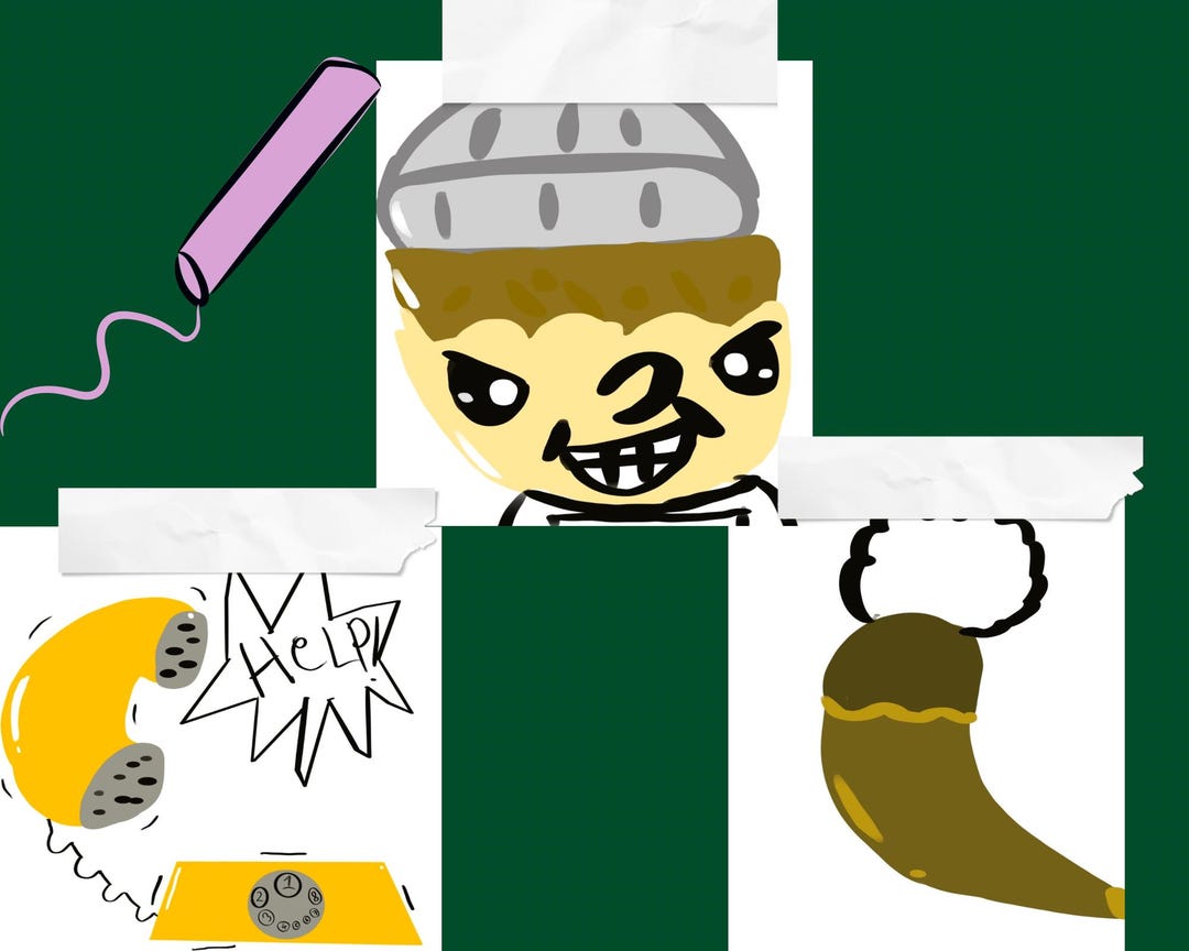 Mischievous Detective Adventure Funny Character Illustrations - Etsy