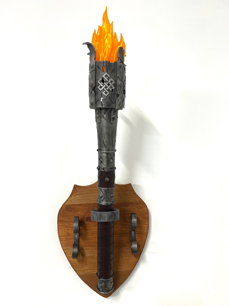 Medieval "dungeon Surveyor" LED Torch With Flame Effect for LARP, LARP ...