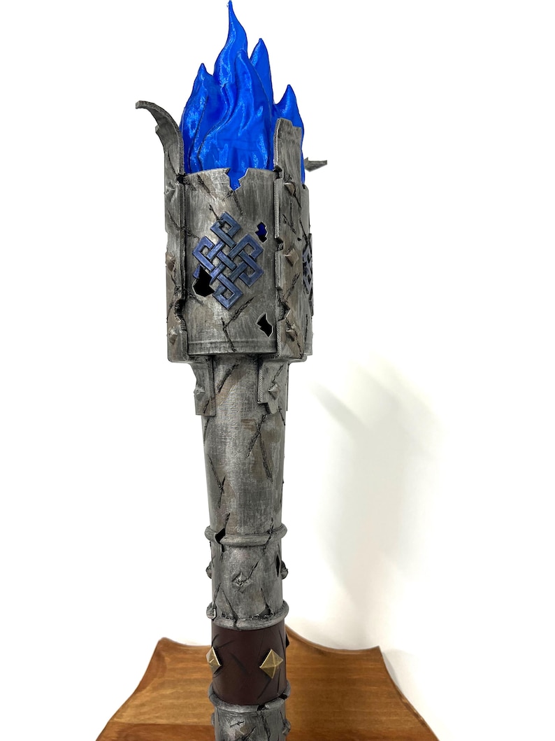 Medieval "dungeon Surveyor" LED Torch With Flame Effect for LARP, LARP ...