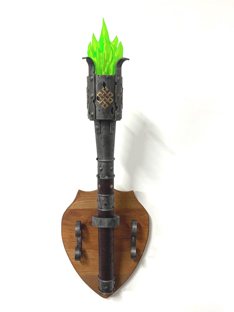 Medieval "dungeon Surveyor" LED Torch With Flame Effect for LARP, LARP ...