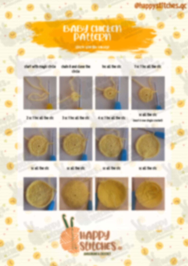 Baby Chicken Stardew Valley Baby Chicken CROCHET PATTERN - Etsy