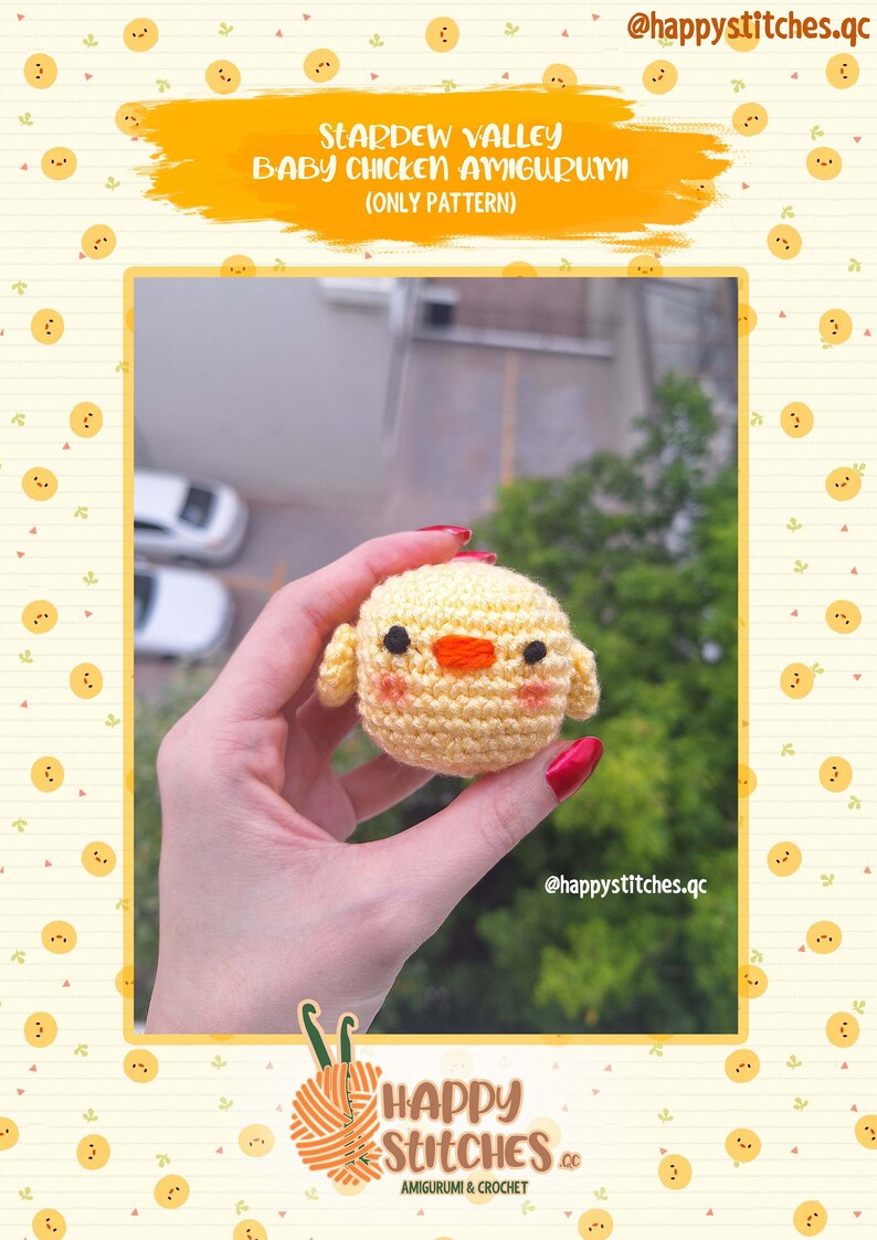Baby Chicken Stardew Valley Baby Chicken CROCHET PATTERN - Etsy