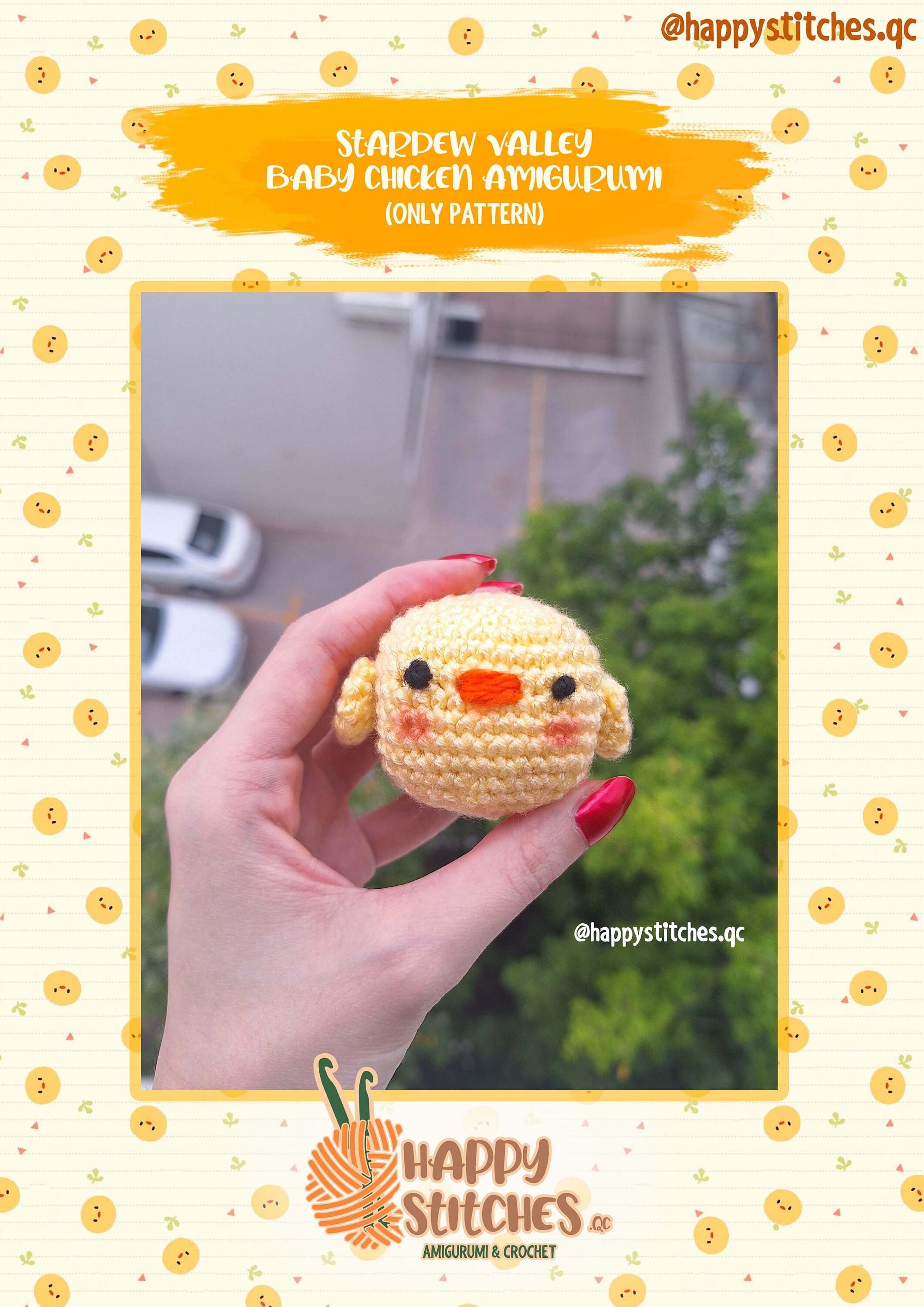 Baby Chicken Stardew Valley Baby Chicken CROCHET PATTERN - Etsy