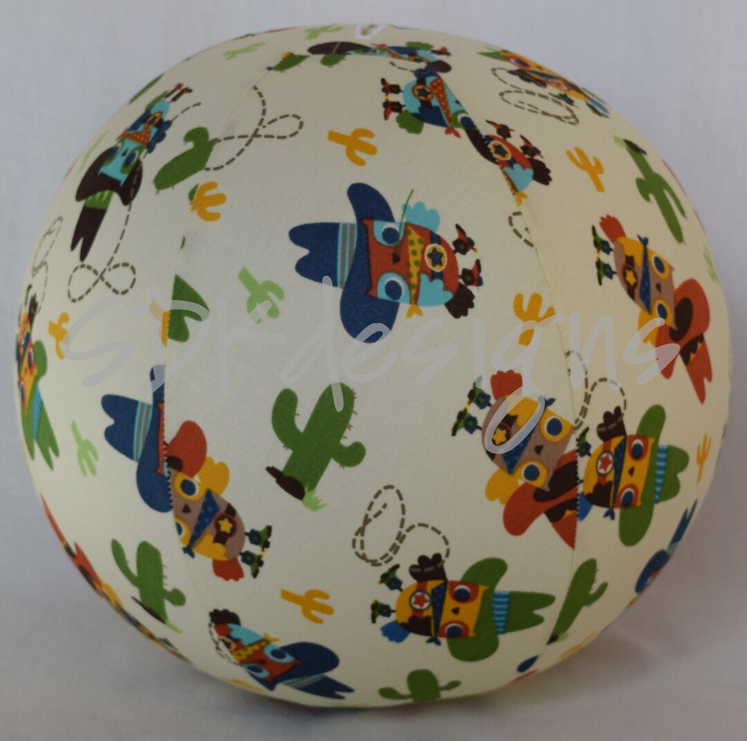 Fabric Balloon Ball Cover - TOY - Cowboy Owls - as Seen With Michelle ...