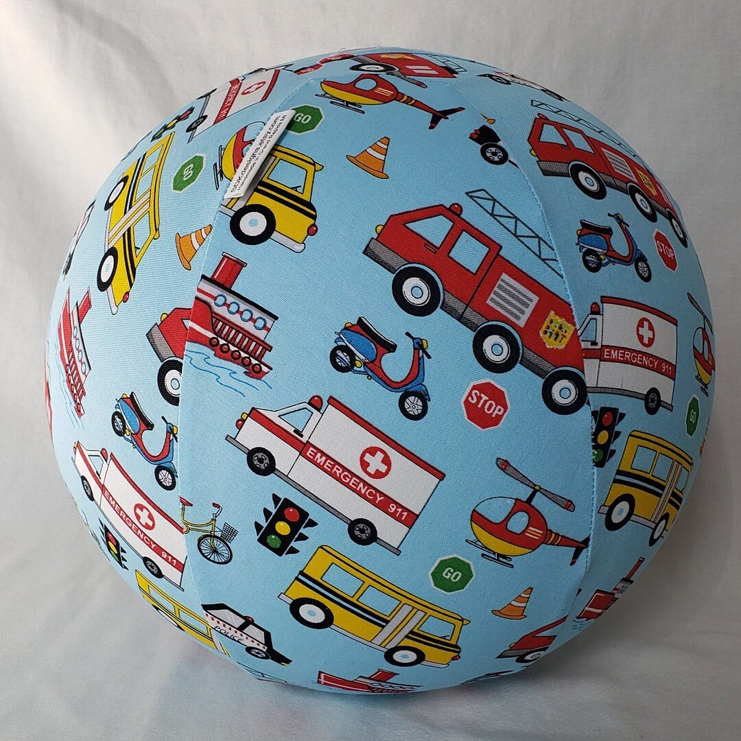 Balloon Ball TOY - Firetruck, Ambulance, Bus, Boat, Scooter, Helicopter ...