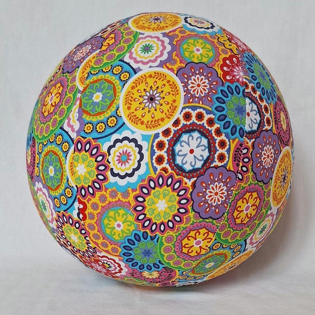 Balloon Ball / Cover Toy - Bright Fun Colorful Print - Etsy