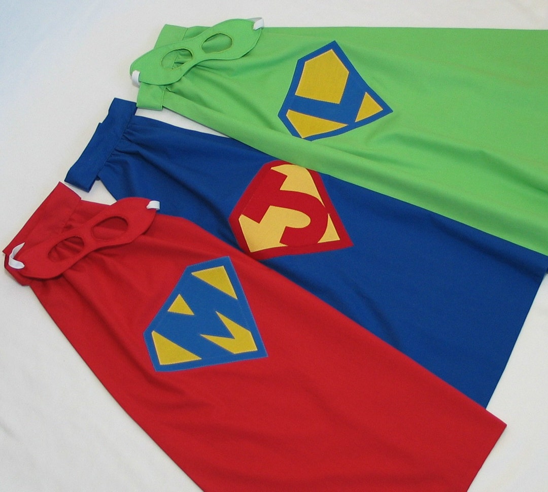 Personalized Superhero Cape and Mask - Great Birthday Gift - Etsy