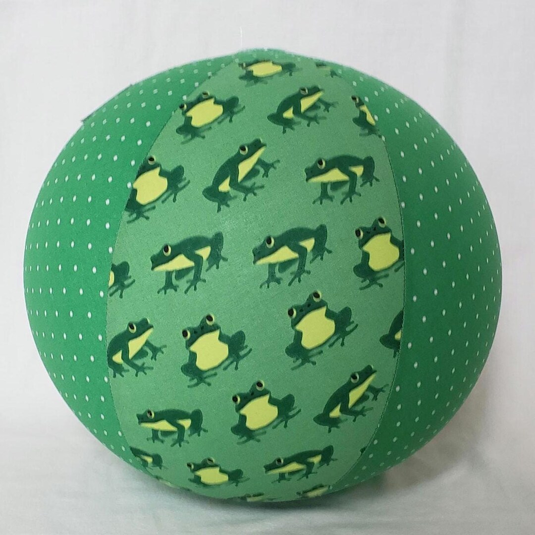 Balloon Ball / Cover Toy - Frogs and Polka Dots - Etsy