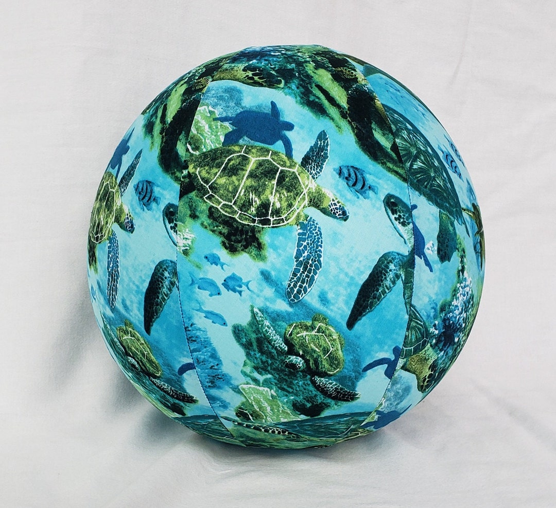 Balloon Ball TOY - Ocean Scene - Sea Turtles & Fish - Etsy