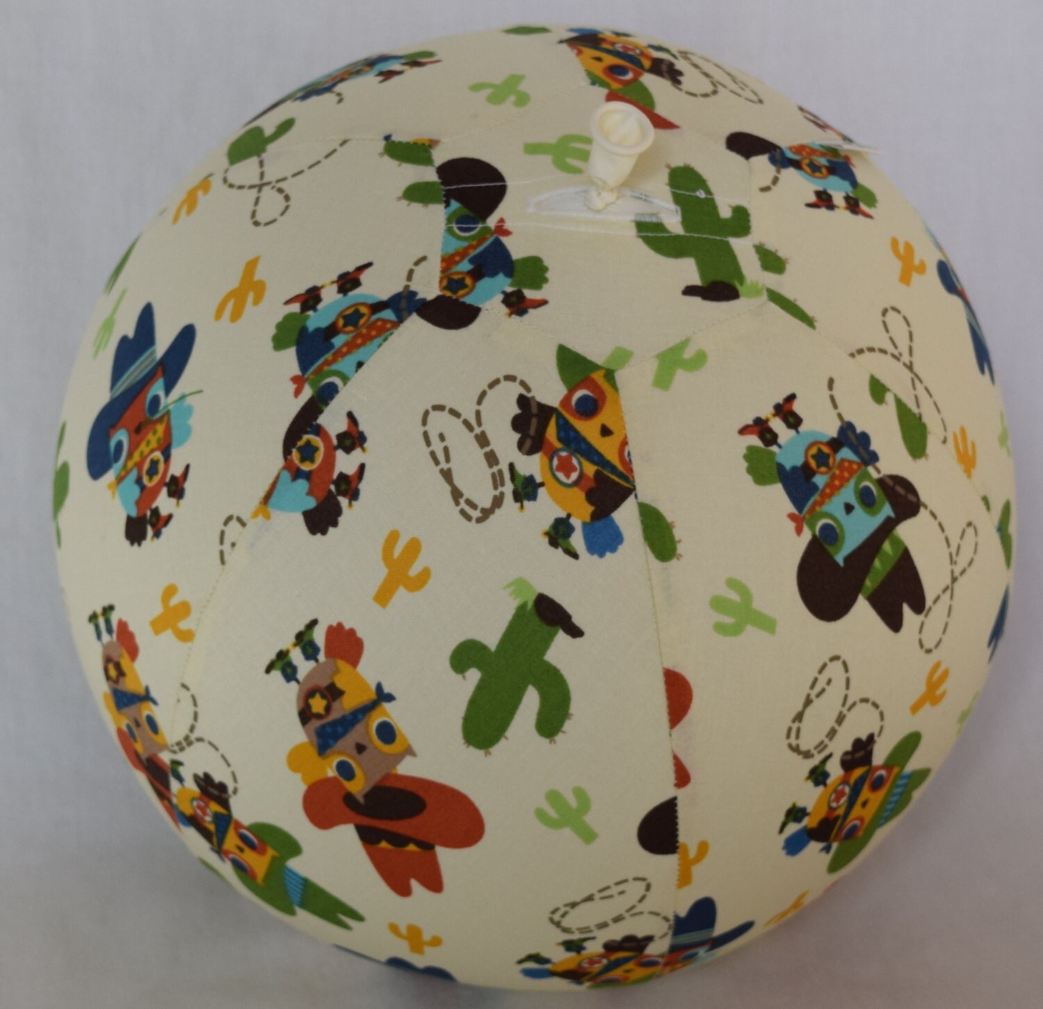 Fabric Balloon Ball Cover TOY Cowboy Owls as Seen With Michelle Obama ...