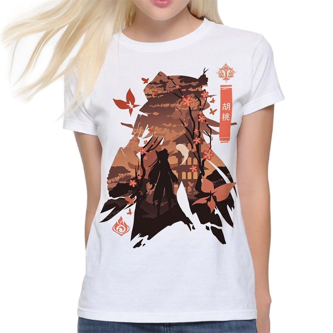 Genshin Impact Hu Tao T-shirt, Men's Women's Sizes (GEN-331351) - Etsy