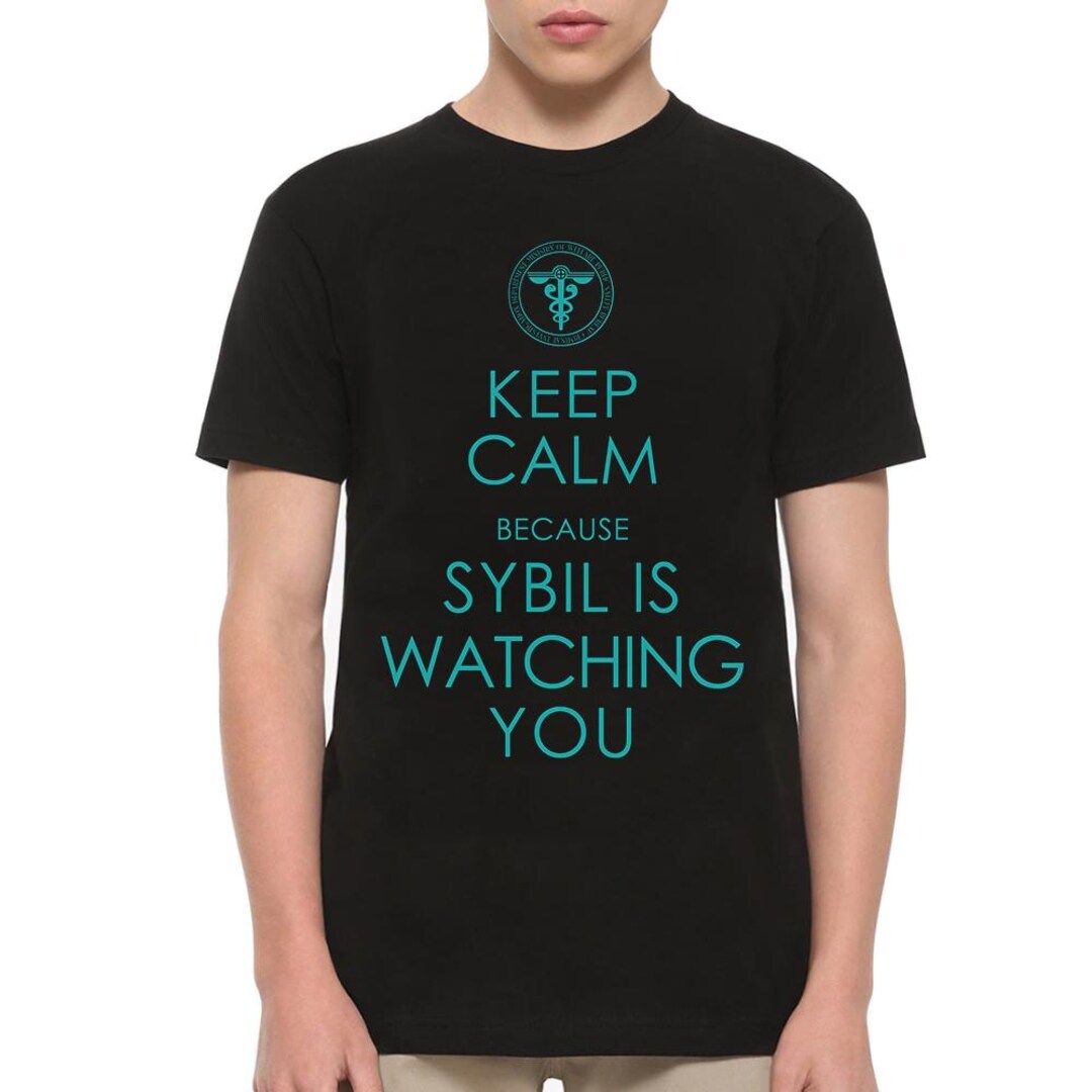 Psycho-pass Keep Calm Because Sybil is Watching You T-shirt, Men's ...