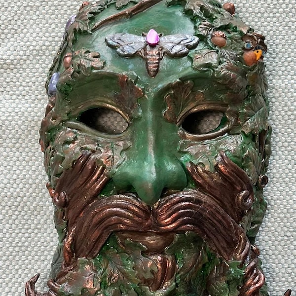 Greenman Mask - Etsy