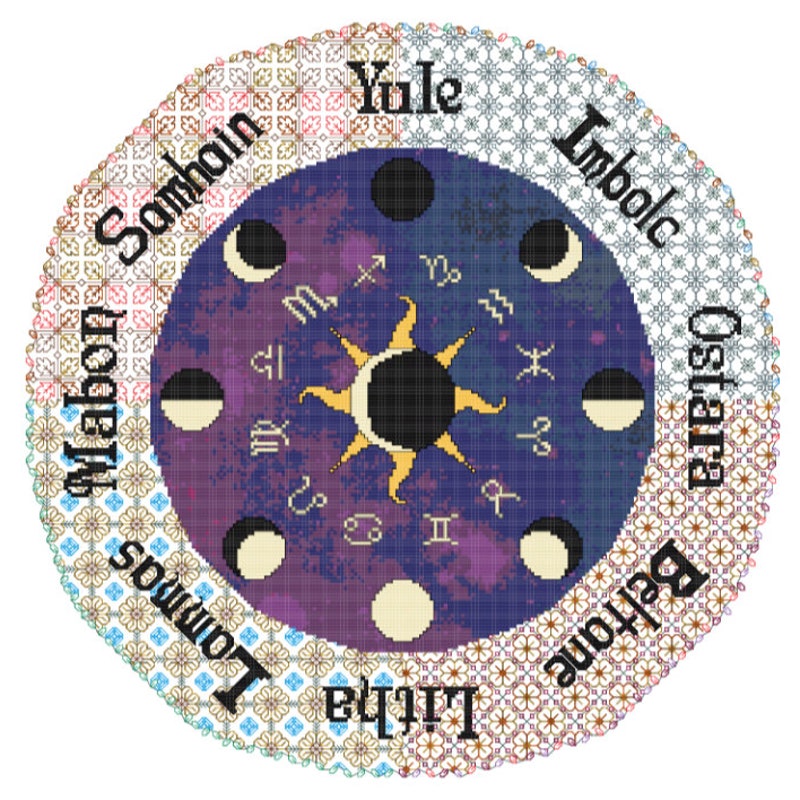 Pagan Cross Stitch - Etsy