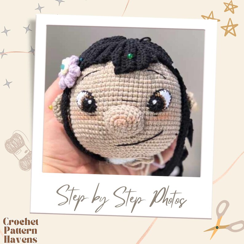 Crochet Pdf Patterning Lilo and Stitch Sewed Gift Amigurumi Doll ...