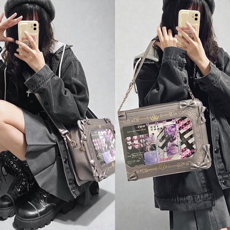 Ita Bag for Pins Charms and Collectibles Display Purse for Anime Fandom ...