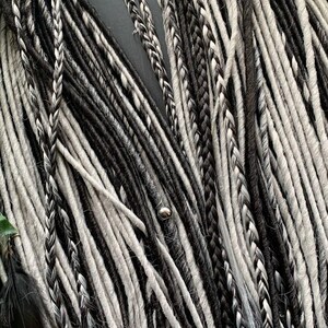 Set Crow Ombre Dreadlocks, Classic Dreadlocks, Natural Ombre Hair ; Se ...