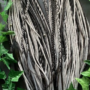 Set Crow Ombre Dreadlocks, Classic Dreadlocks, Natural Ombre Hair ; Se ...