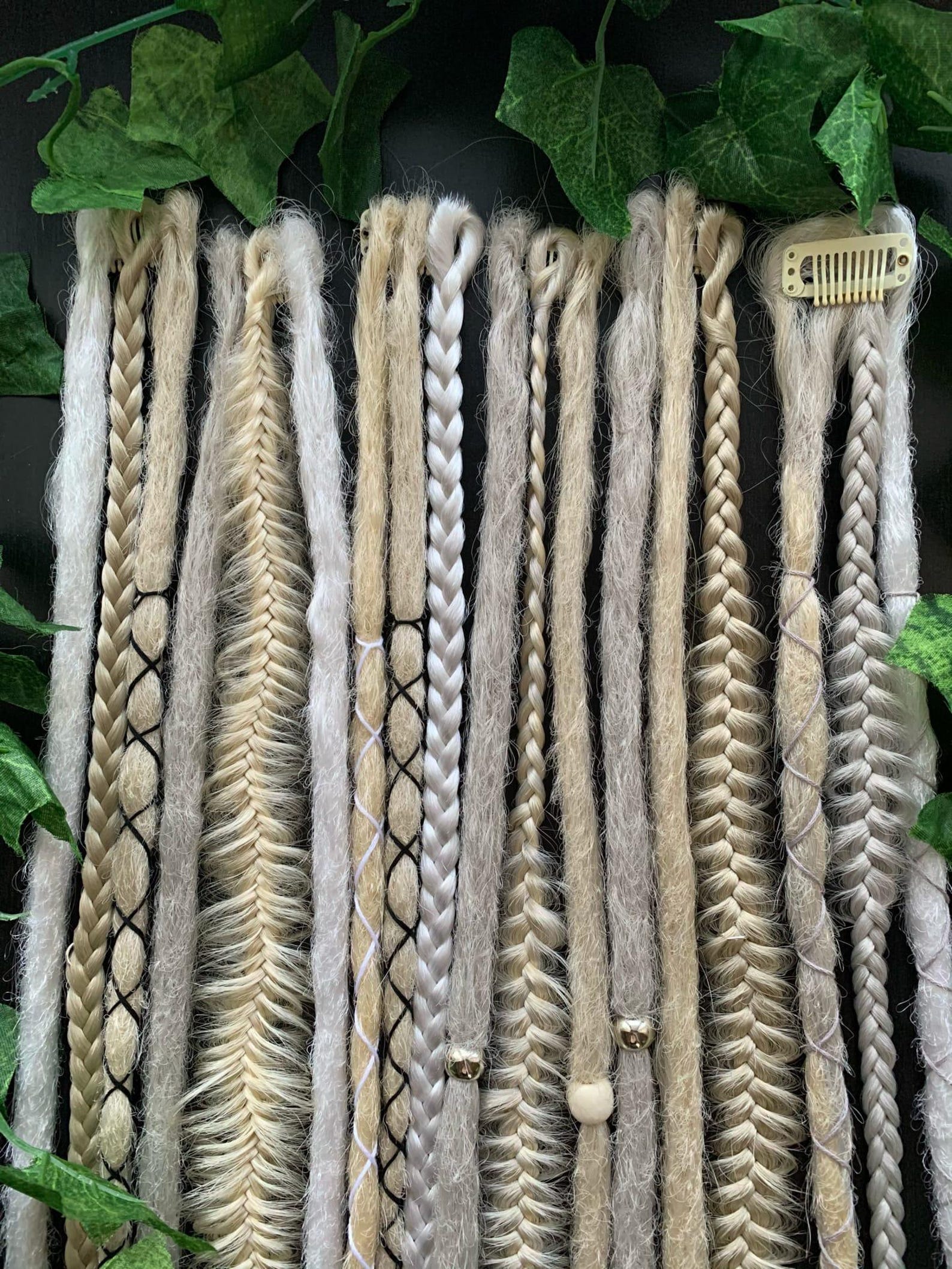 Set Clips Viking Dreadlocks, Hair Clips, Dreadlock Clips, Hair Clips - Etsy