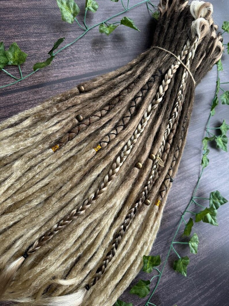 In Stock Full Head Set Natural Ombre Dreadlocks; Ready to Ship, Se ...