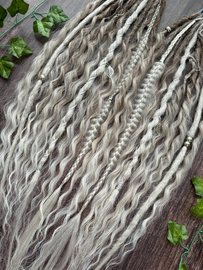 Set Viking of Scrunchies With Dreadlocks for Quick Hairstyles ...