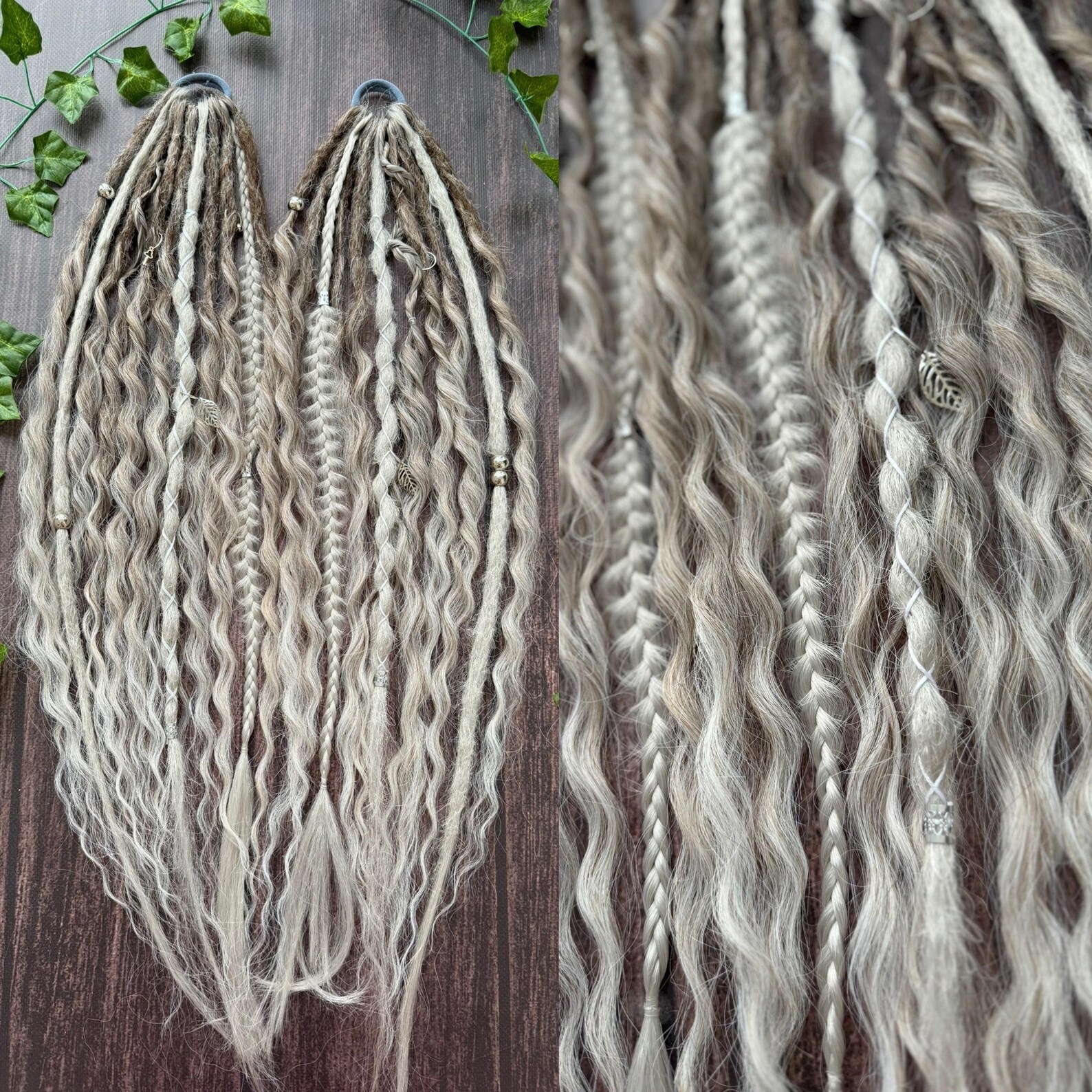 Set Viking of Scrunchies With Dreadlocks for Quick Hairstyles ...