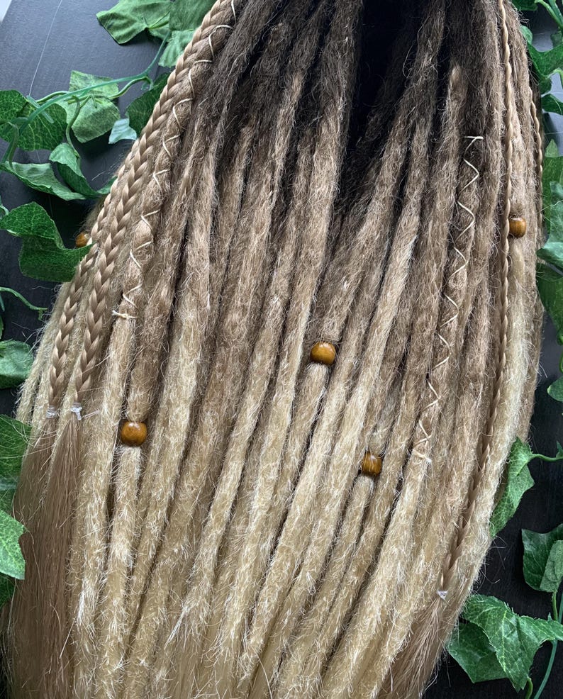 In Stock Full Head Set Natural Ombre Dreadlocks; Ready to Ship, Se ...