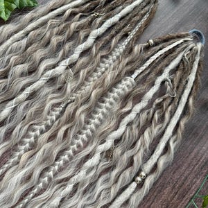 Set Viking of Scrunchies With Dreadlocks for Quick Hairstyles ...