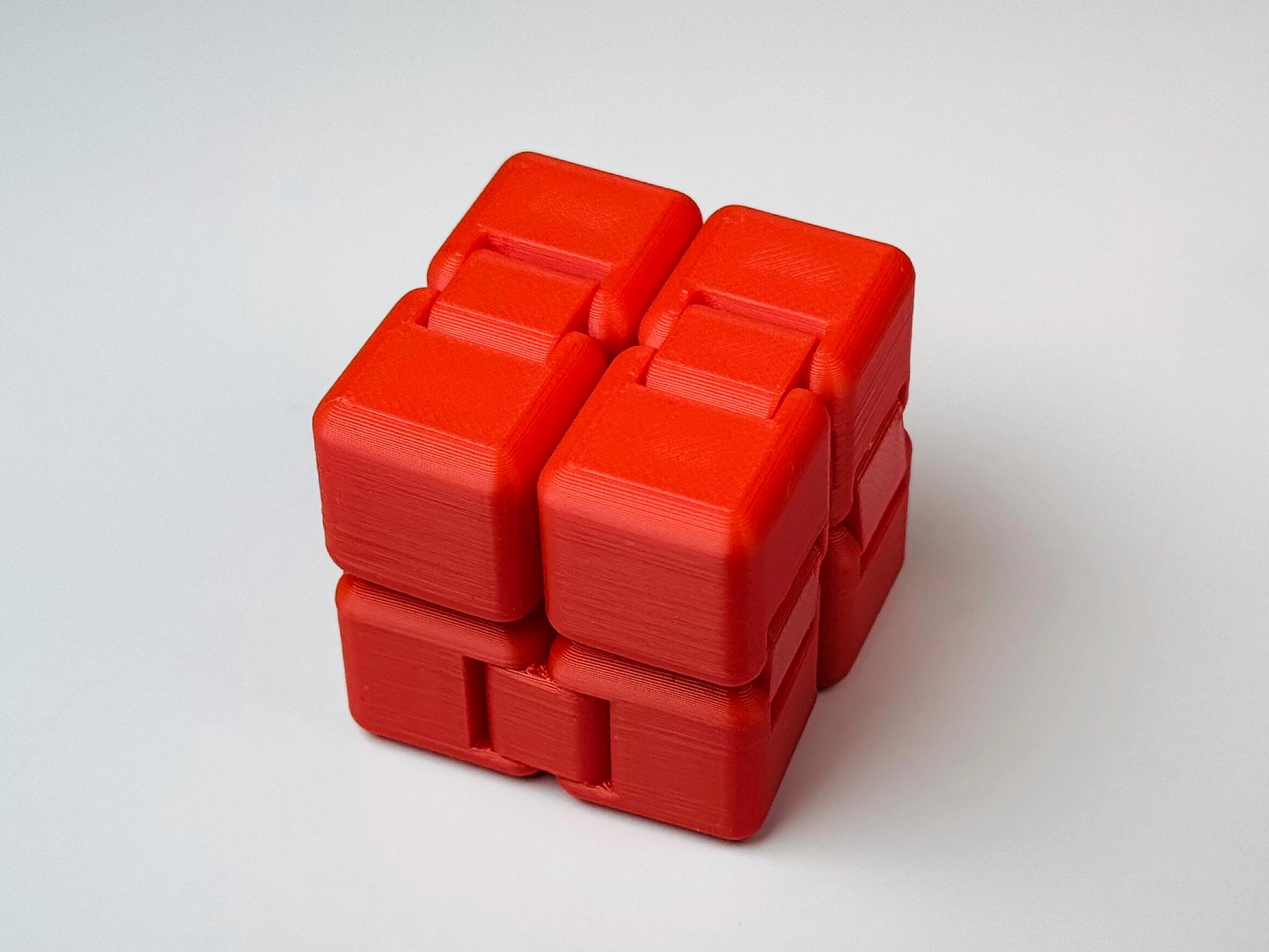 Infinity Fidget Cube 3D Printed Adult/teen ADHD Sensory Toy ...