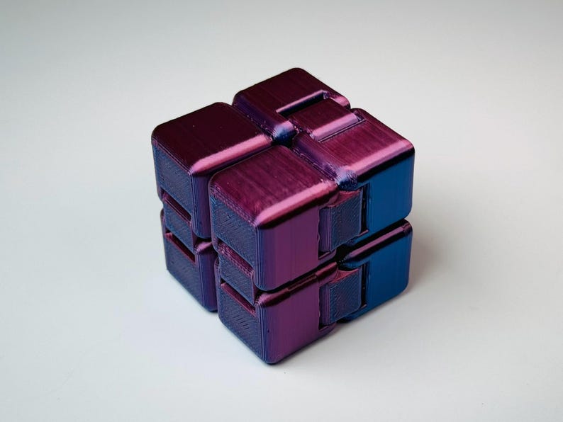 Infinity Fidget Cube 3D Printed Adult/teen ADHD Sensory Toy ...