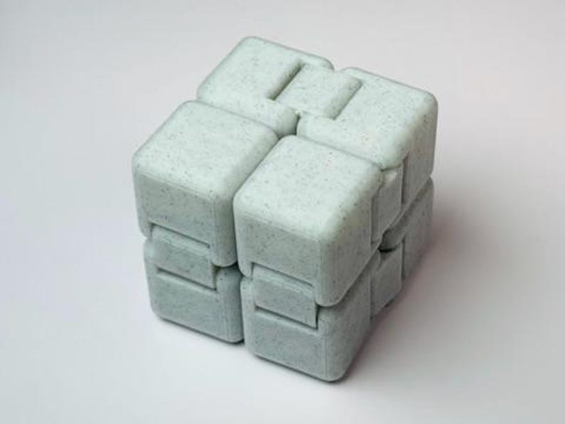 Infinity Fidget Cube 3D Printed Adult/teen ADHD Sensory Toy ...