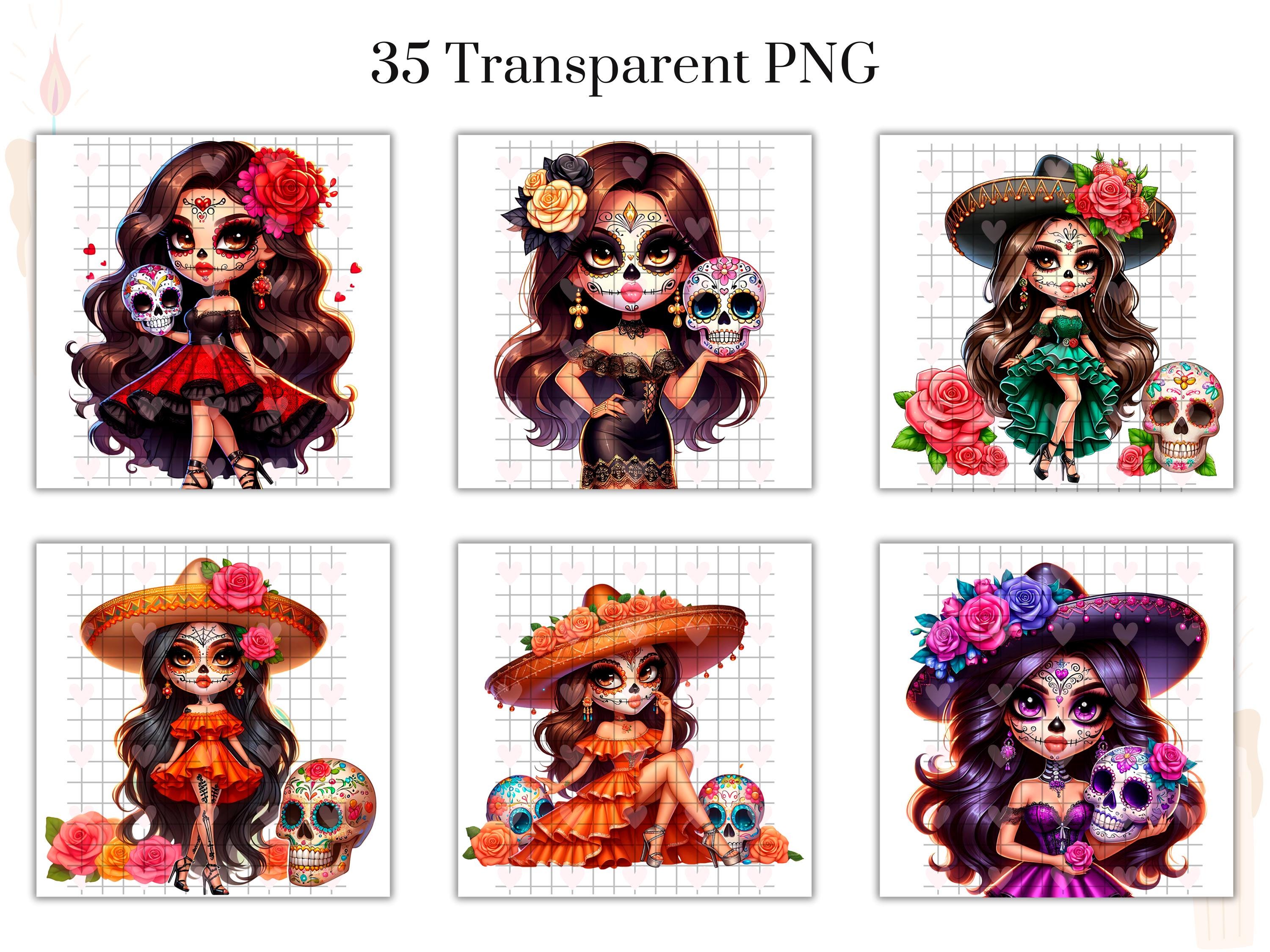 Catrina Clipart, Mexican Catrina Clipart, Day of the Death, Mexican ...