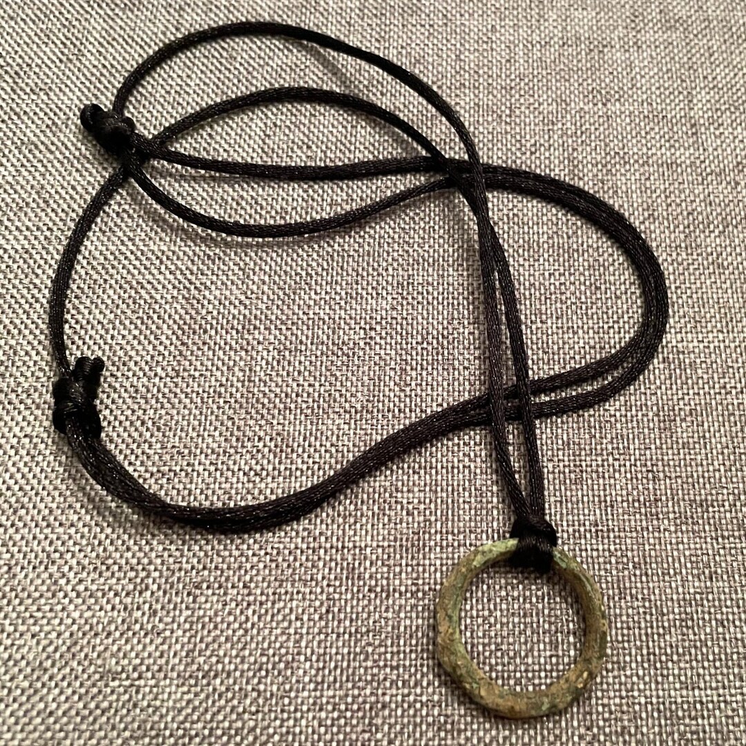 Celtic Coin Necklace. Celtic Proto Money Artifact. Celtic Ring - Etsy