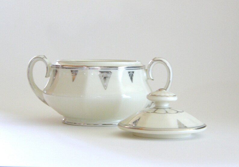 Exquisite Jazz Age Art Deco Creamer & Sugar Bowl Set: - Etsy