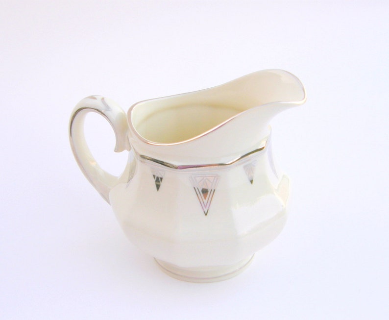 Exquisite Jazz Age Art Deco Creamer & Sugar Bowl Set: - Etsy