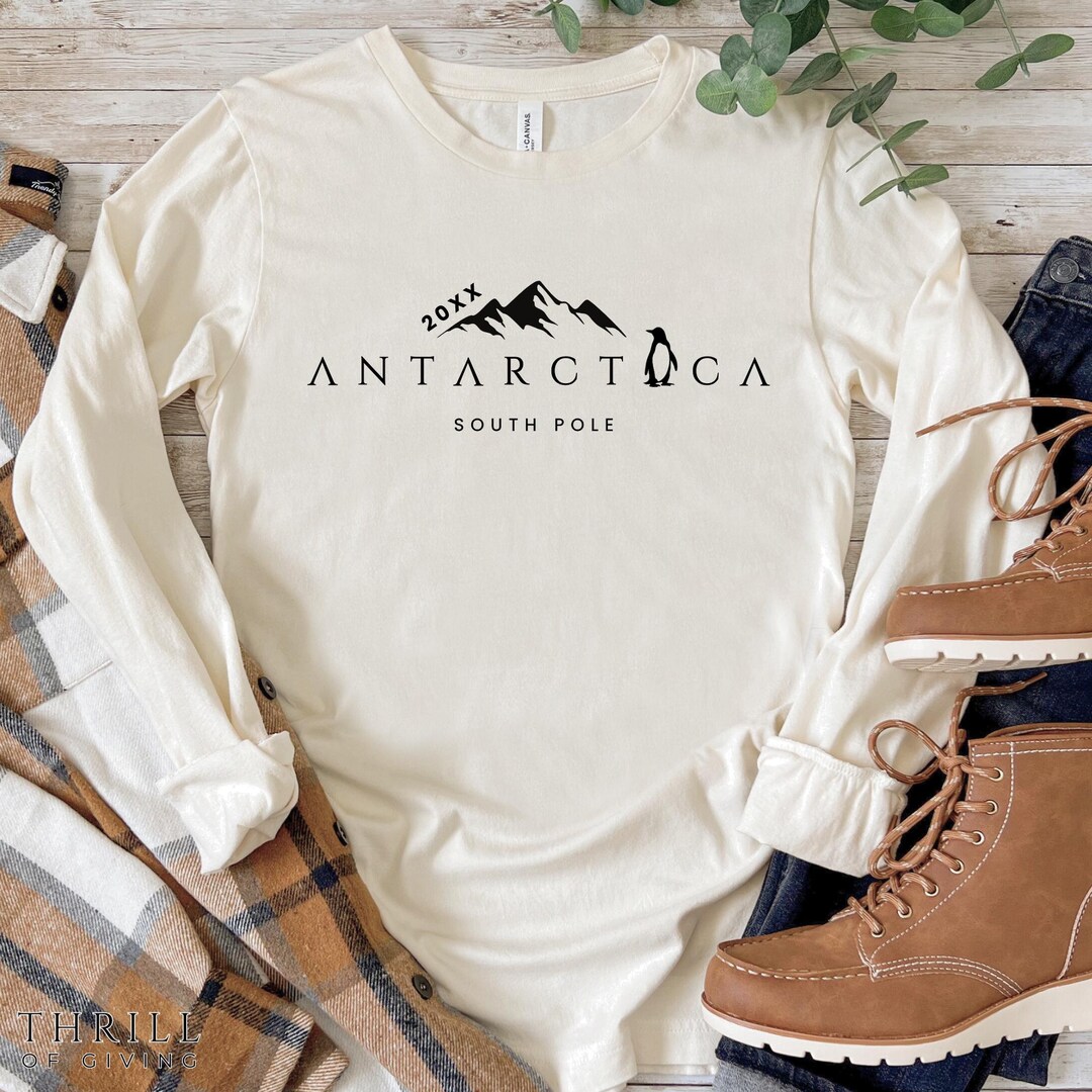 Antarctica Long Sleeve Tee: Antarctica Cruise Long Sleeve T-shirt ...