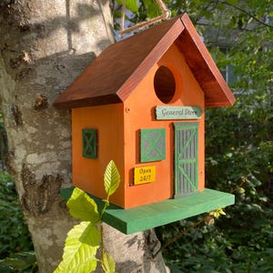 Wooden Birdhouse Kit in "general Store" Design - Etsy